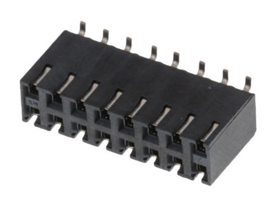 2.54mm Pitch C-Grid Receptacle, Through Hole, Dual Row, High Profile, Vertical, High-Temperature, 66 Circuits