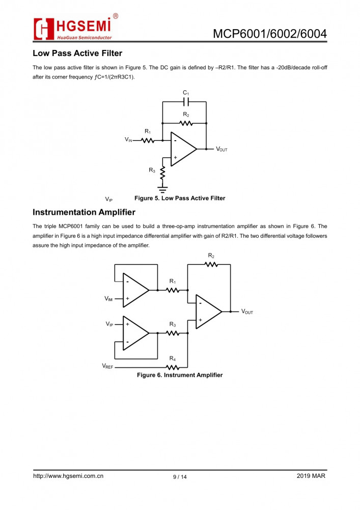 MCP6001M5/TR datasheet page 9
