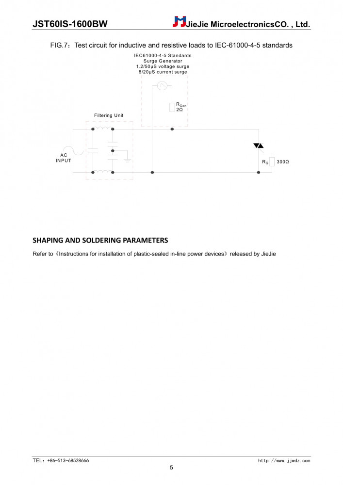JST60IS-1600BW datasheet page 5