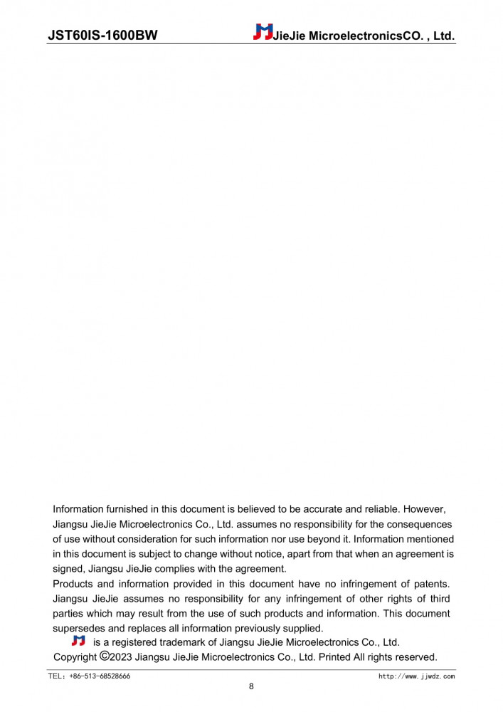 JST60IS-1600BW datasheet page 8