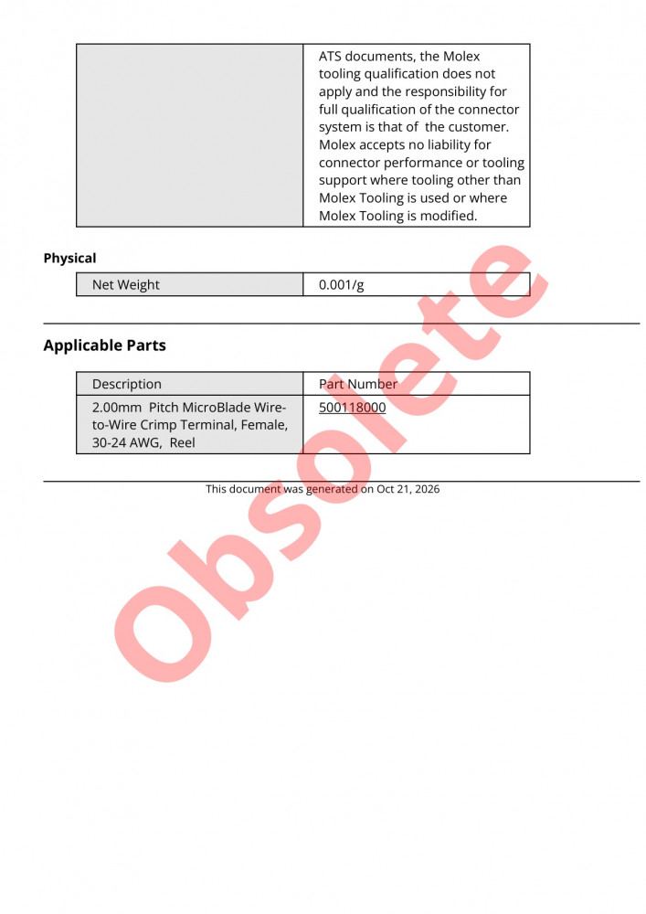 MOLEX 638110800 documentation image 3
