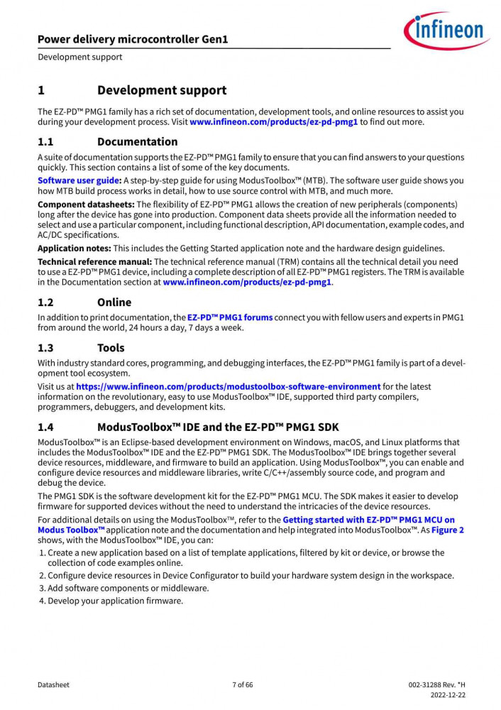 Infineon PMG1-S3 document page 7