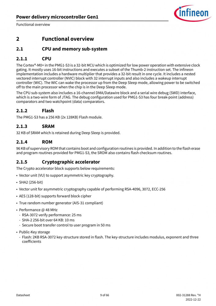 Infineon PMG1-S3 document page 9