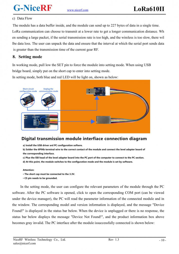 LORA610II-915MHz datasheet page 10