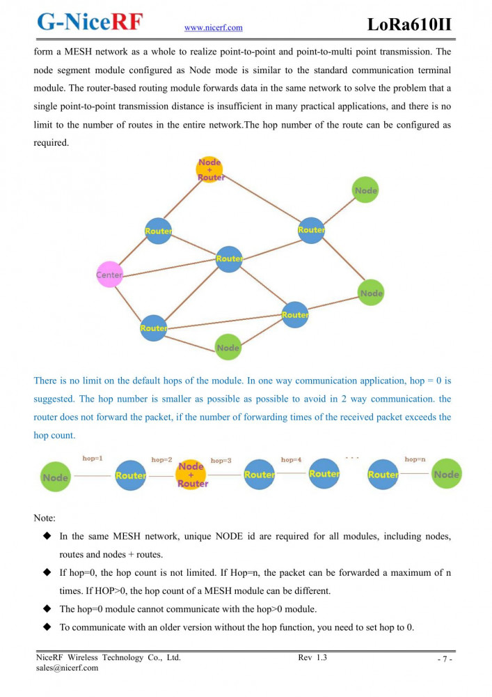 LORA610II-915MHz datasheet page 7