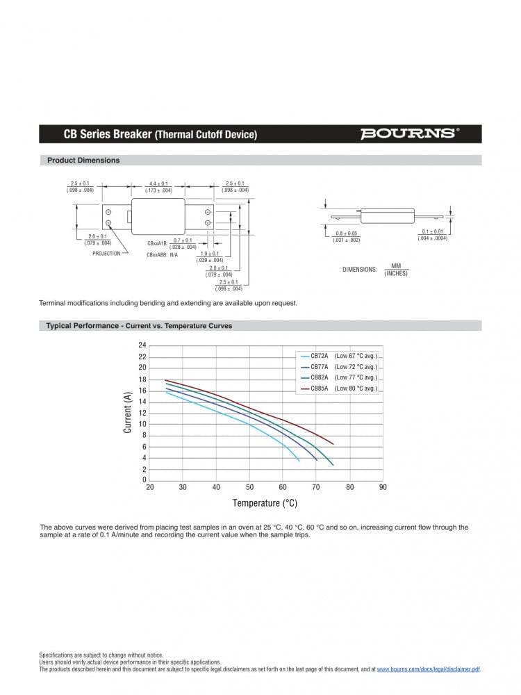 CB82A1B datasheet page 2