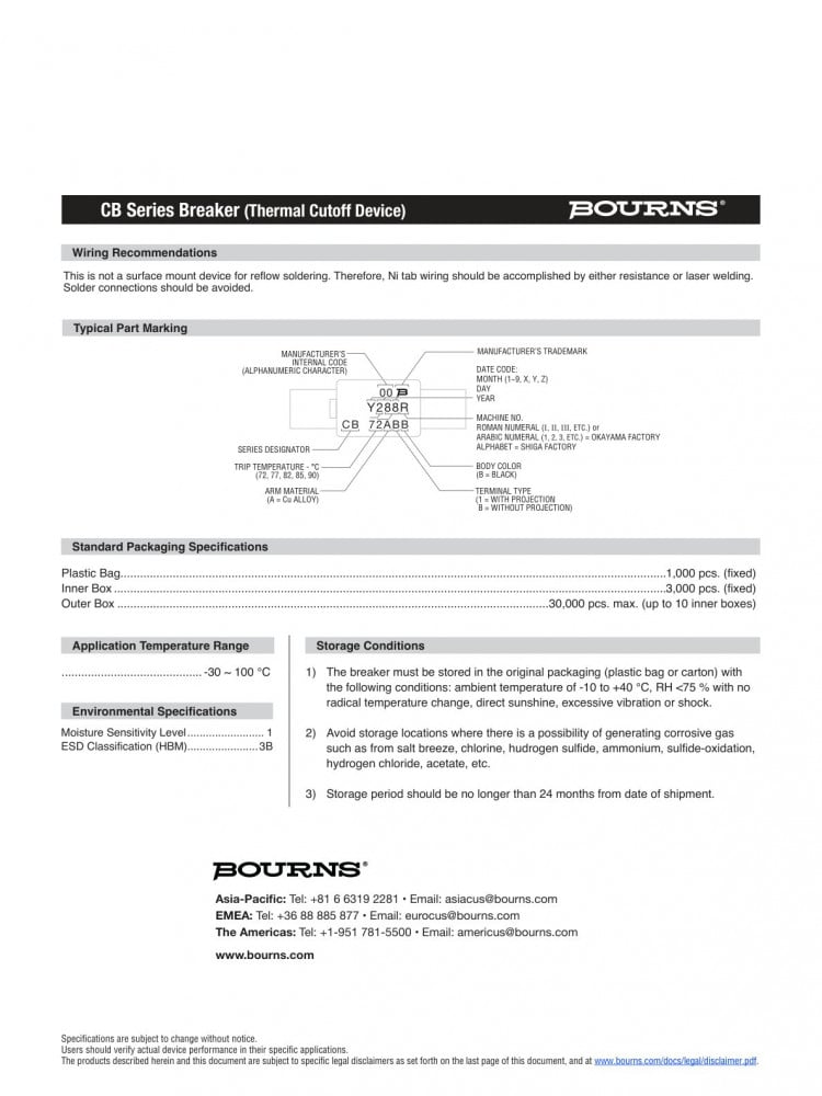 CB82A1B datasheet page 3