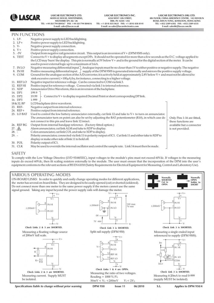 DPM 950 technical document image, page 2
