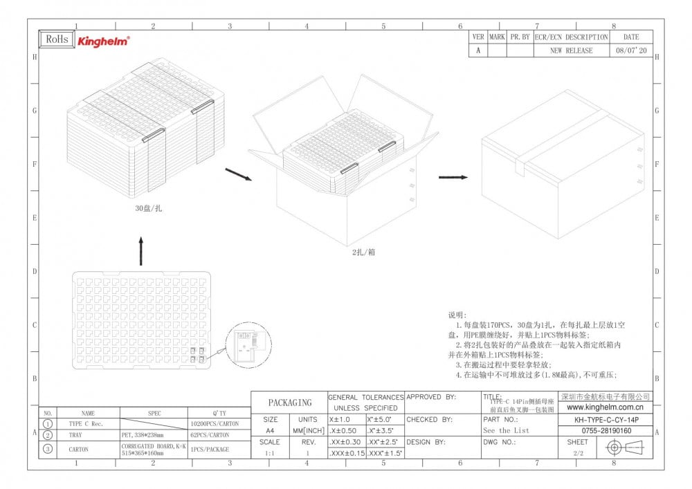 KH-TYPE-C-CY-14P technical drawing page 2