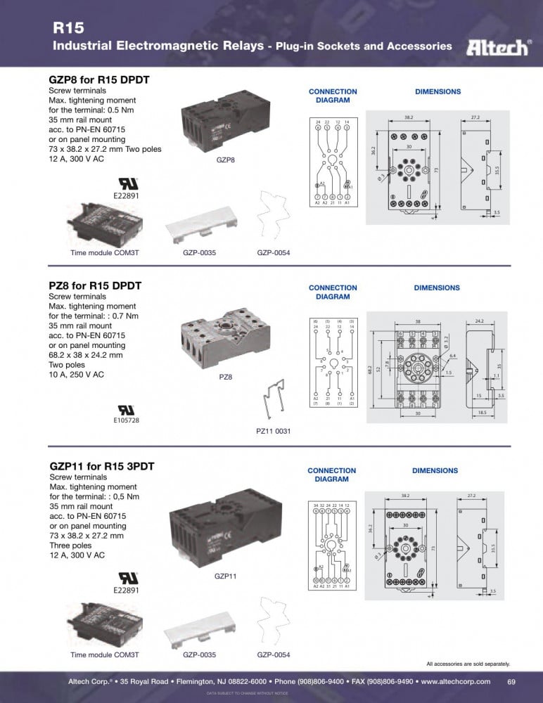 PZ8 technical document page