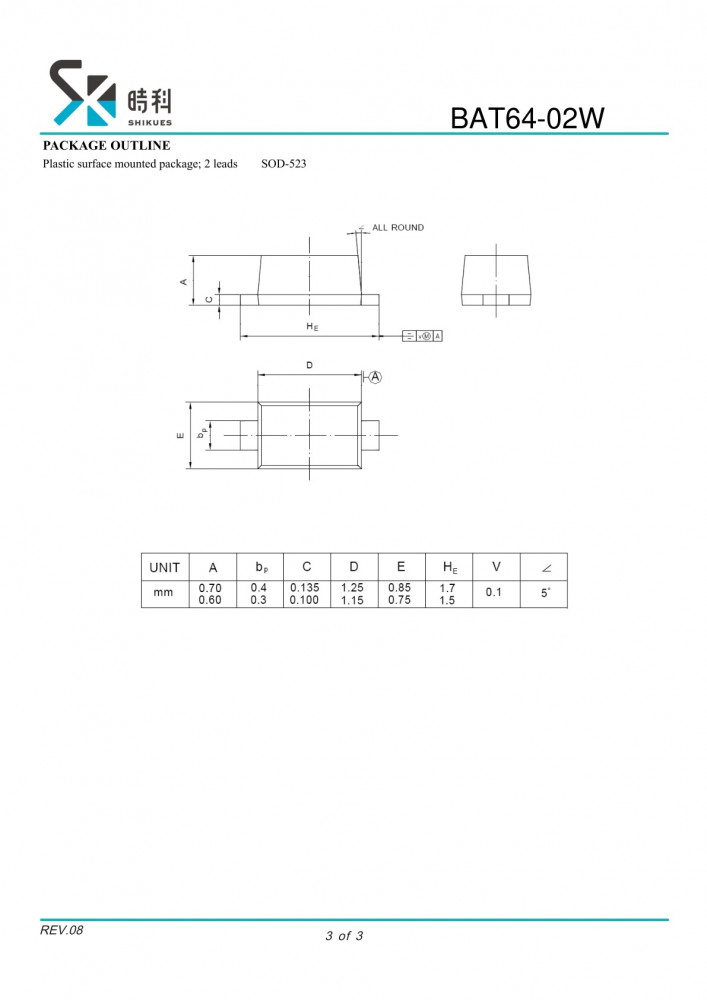 BAT64-02W datasheet page 3