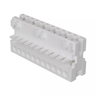 Appli-Mate RAST 2.5 IDT Connector, 5.00mm Pitch, Direct/Indirect, Female, Beaded Terminal, 6 Circuits, Position Keys C, D, E, H, I and J Removed, Open Endwalls for sale