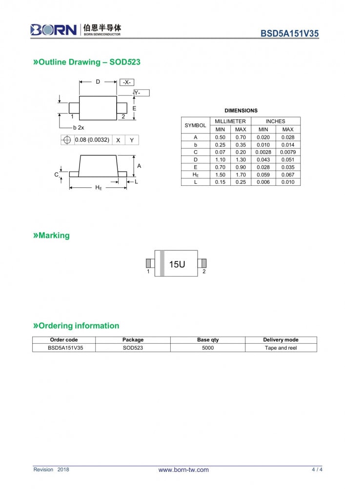 BSD5A151V35 datasheet page 4