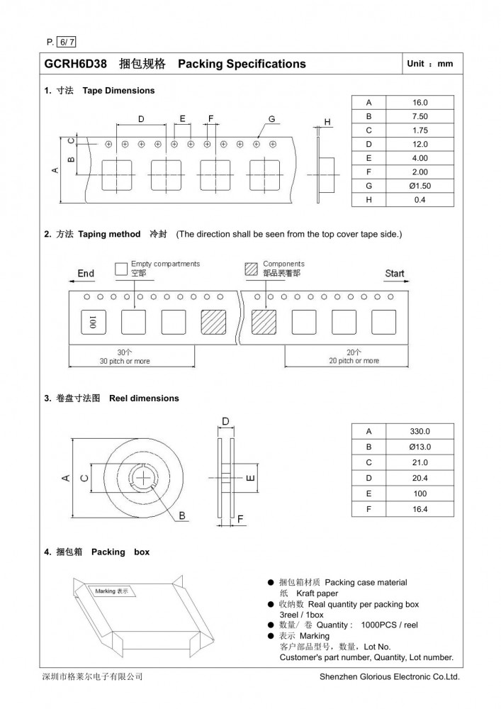 GCRH6D38 specification page 6