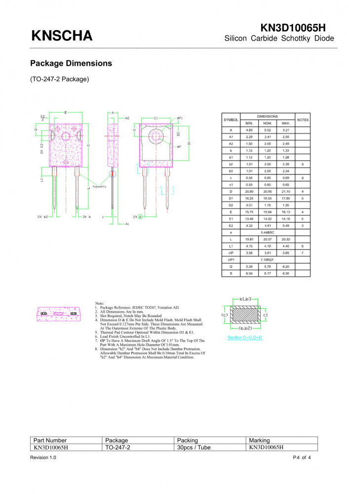 KN3D20065D datasheet page 4