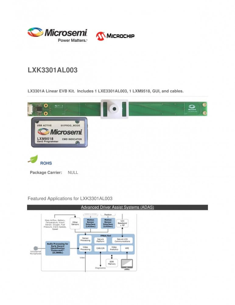 LXK3301AL003 technical document page 1