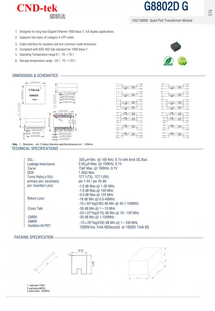 G8802D G technical document page