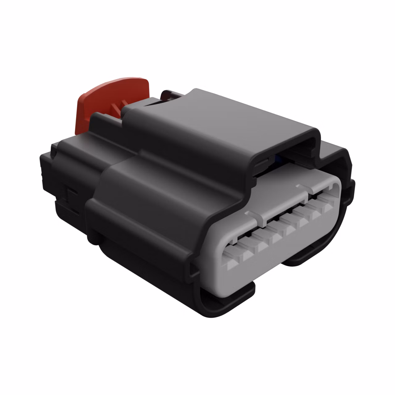 2.54mm MX64 Sealed Crimp Housing, Single Row, TE Generation Y Terminal, Dark Gray, 8 Circuits, Key C, with CPA Lock for sale