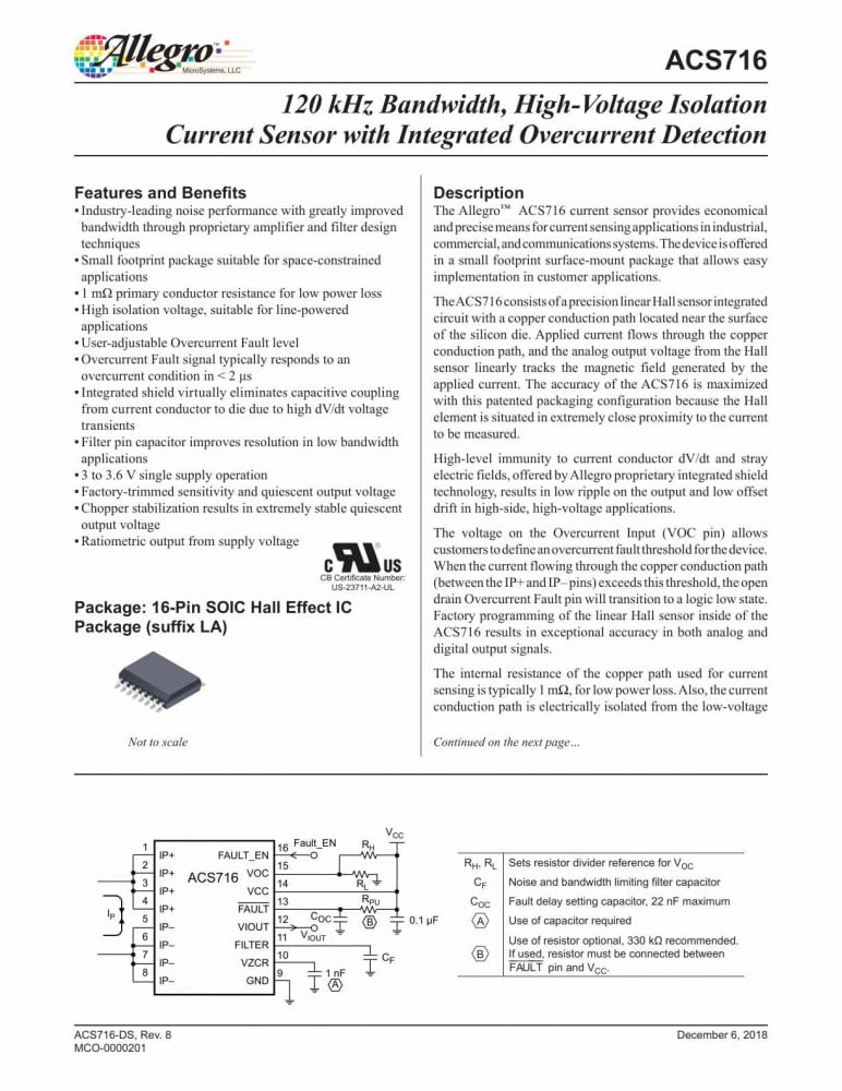 ACS716 datasheet page 2