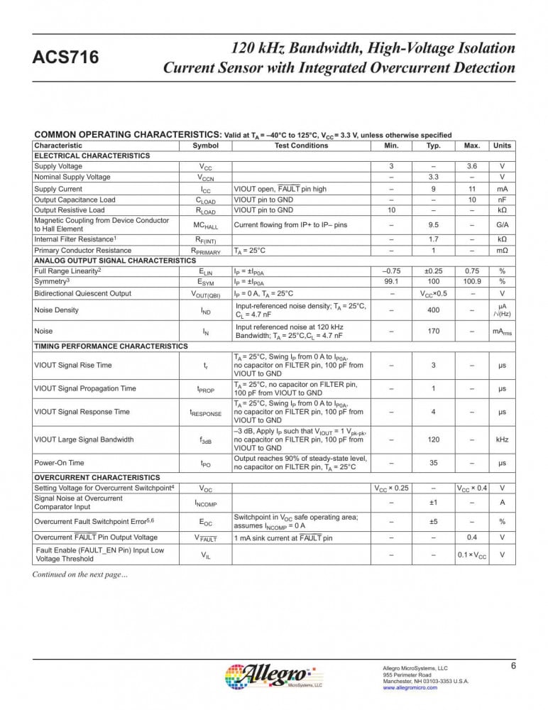 ACS716 datasheet page 7