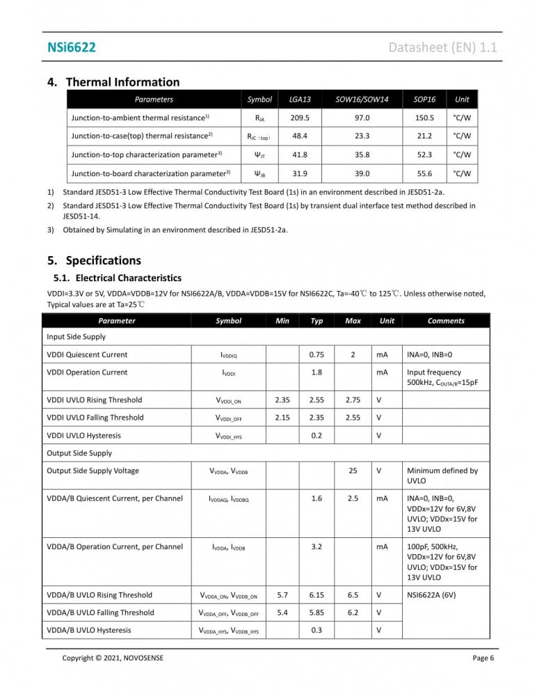 NSI6622A-DLAR datasheet page 6