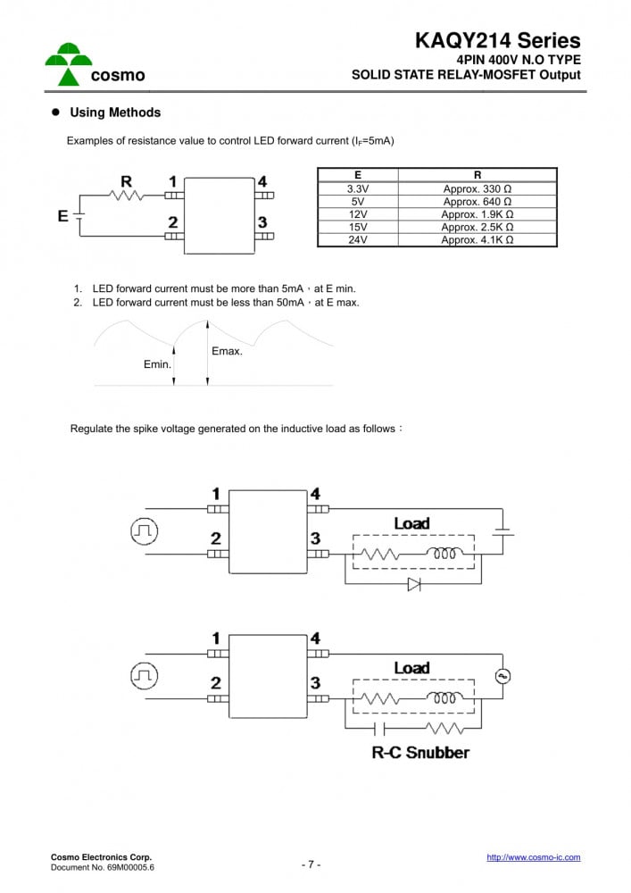 KAQY214 datasheet page 7