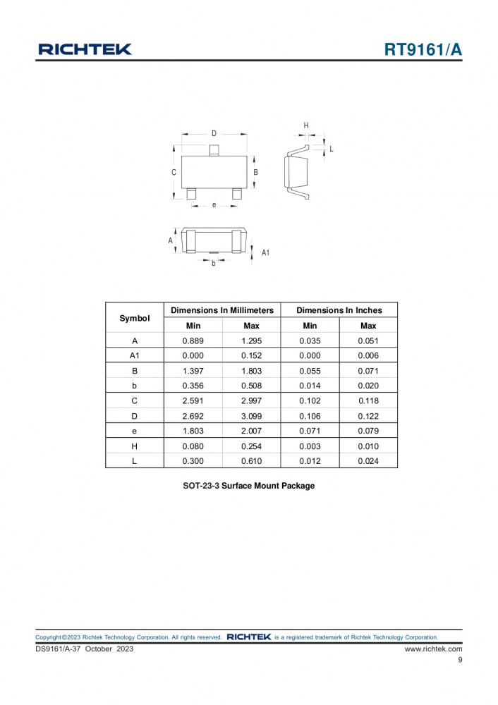 RT9161A datasheet page 9