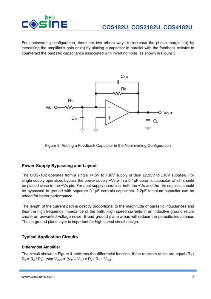 COS2182UA datasheet page 6