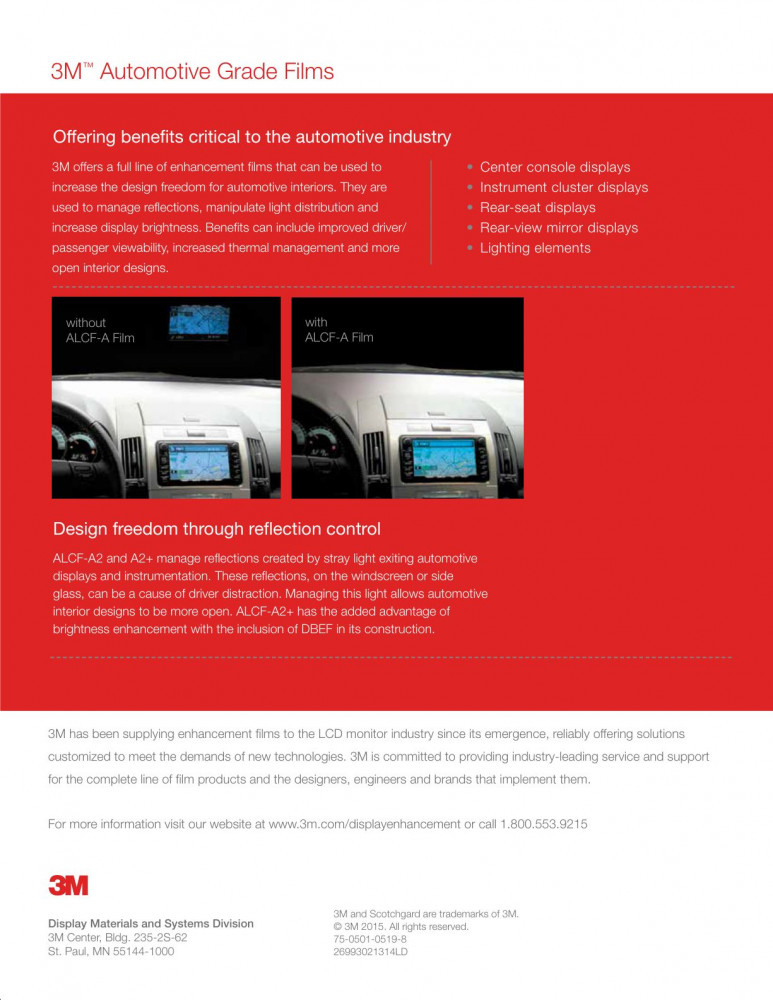 3M display enhancement film technical document page 6