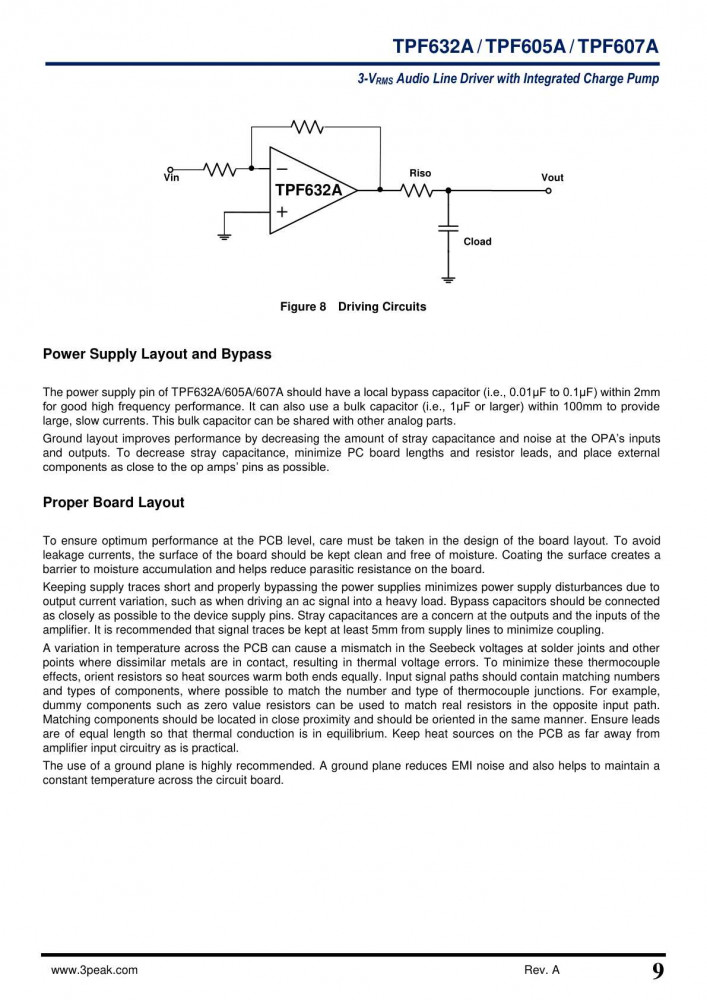 TPF607A-VR datasheet page 9