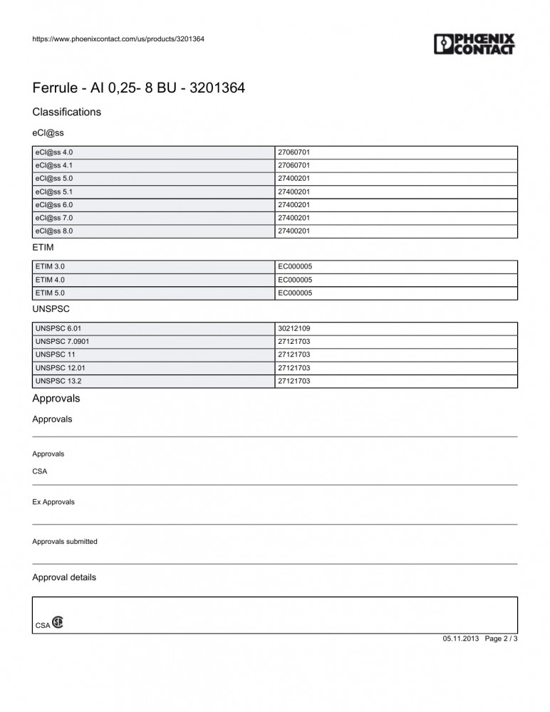 Phoenix Contact 3201364 technical document page 2