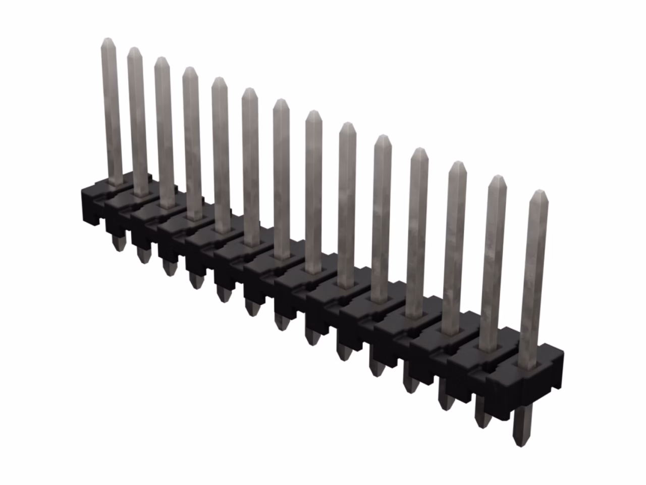 KK 396 Breakaway Header, Vertical, 14 Circuits, Matte Tin (Sn) Plating, Pin Length 22.71mm (.894