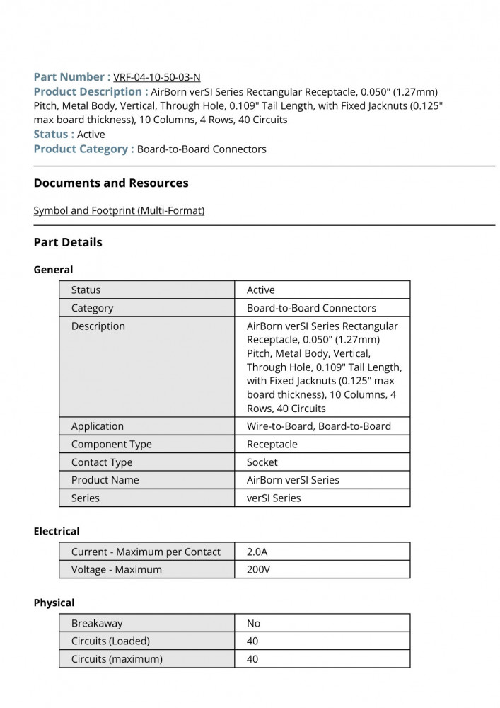 VRF-04-10-50-03-N technical document image 1