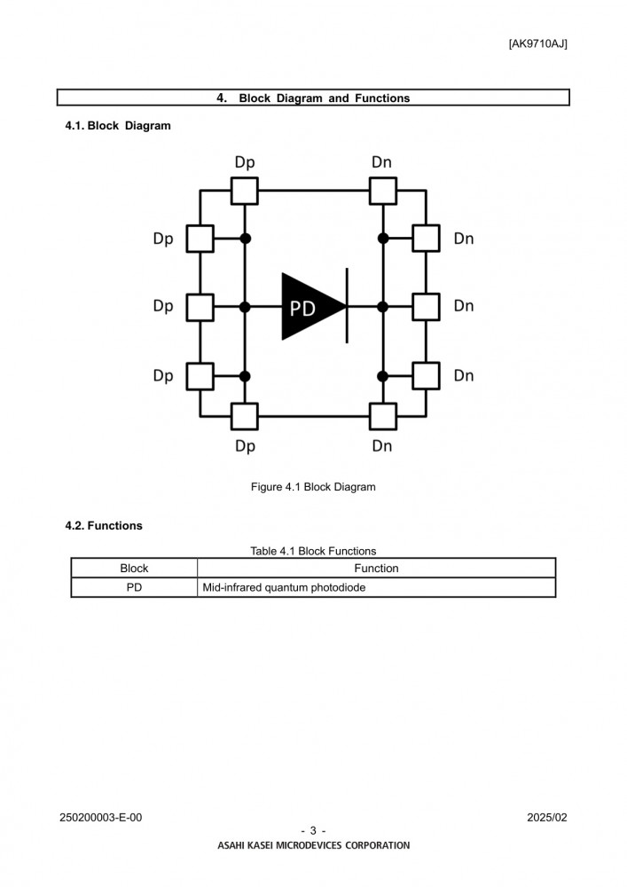 AK9710AJ datasheet page 3