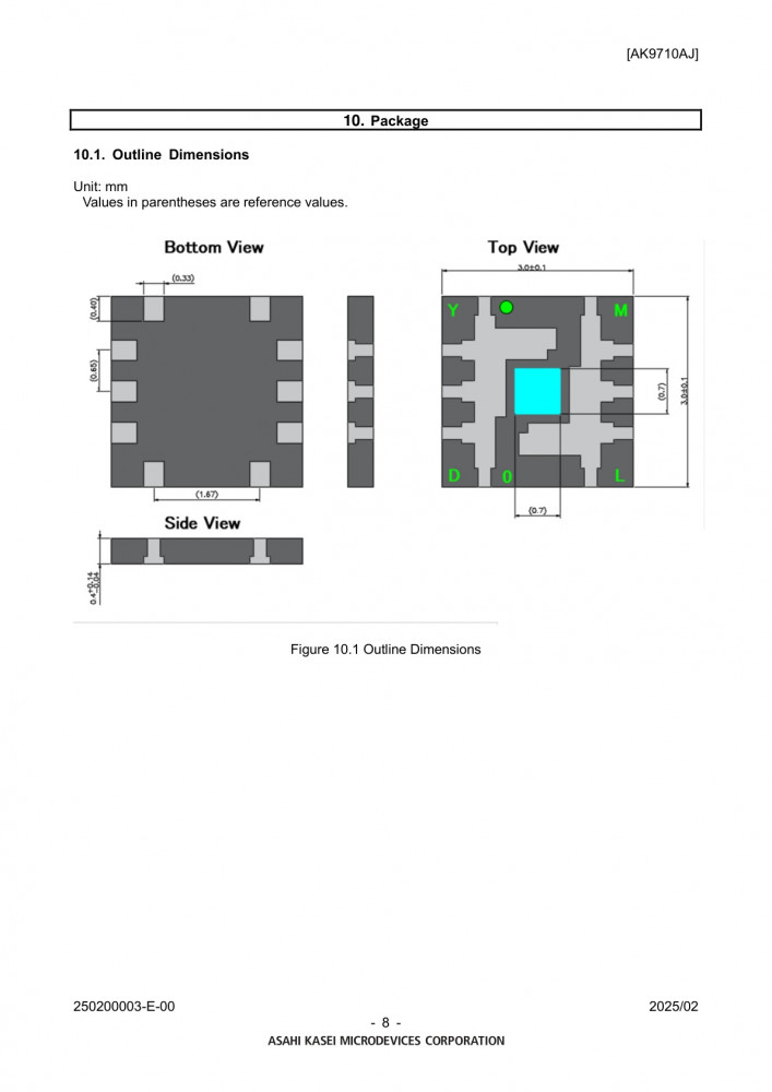 AK9710AJ datasheet page 8