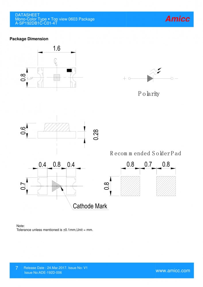 A-SP192DB1C-C01-4T approval sheet page 7