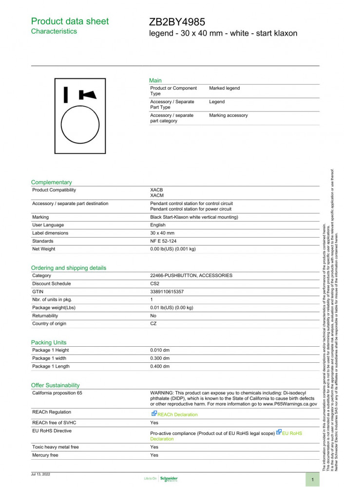 ZB2BY4985 technical document page 1