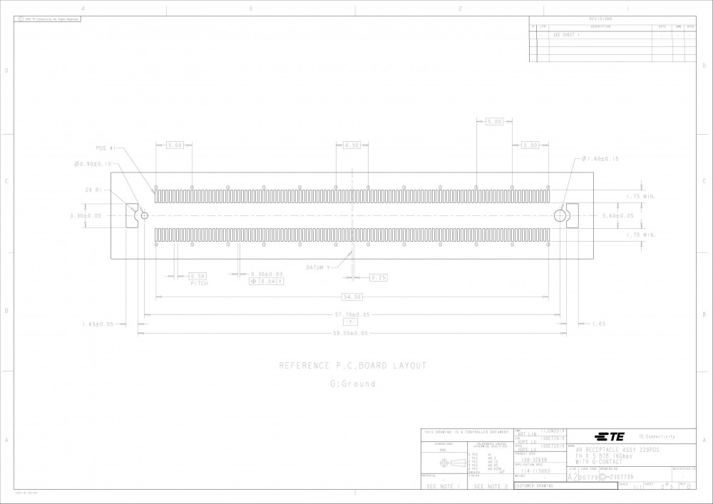 TE Connectivity 2357739-2 technical drawing page 2