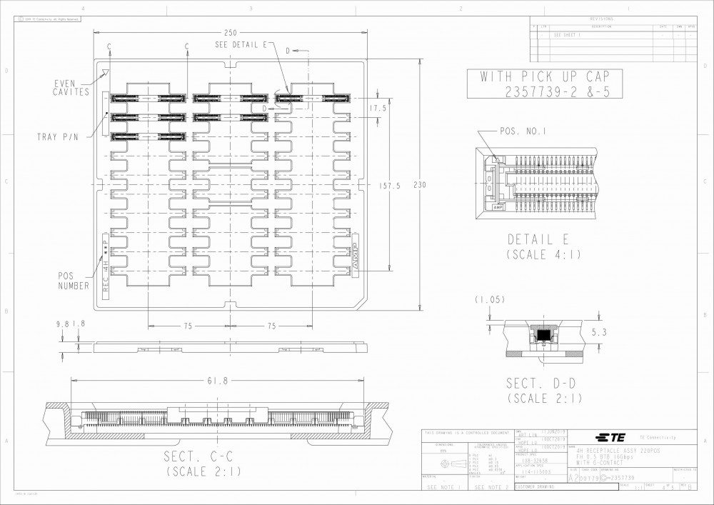 TE Connectivity 2357739-2 technical drawing page 4