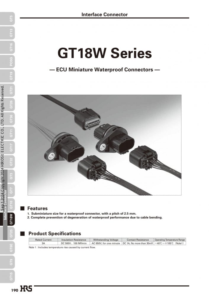 HRS connector document page 1