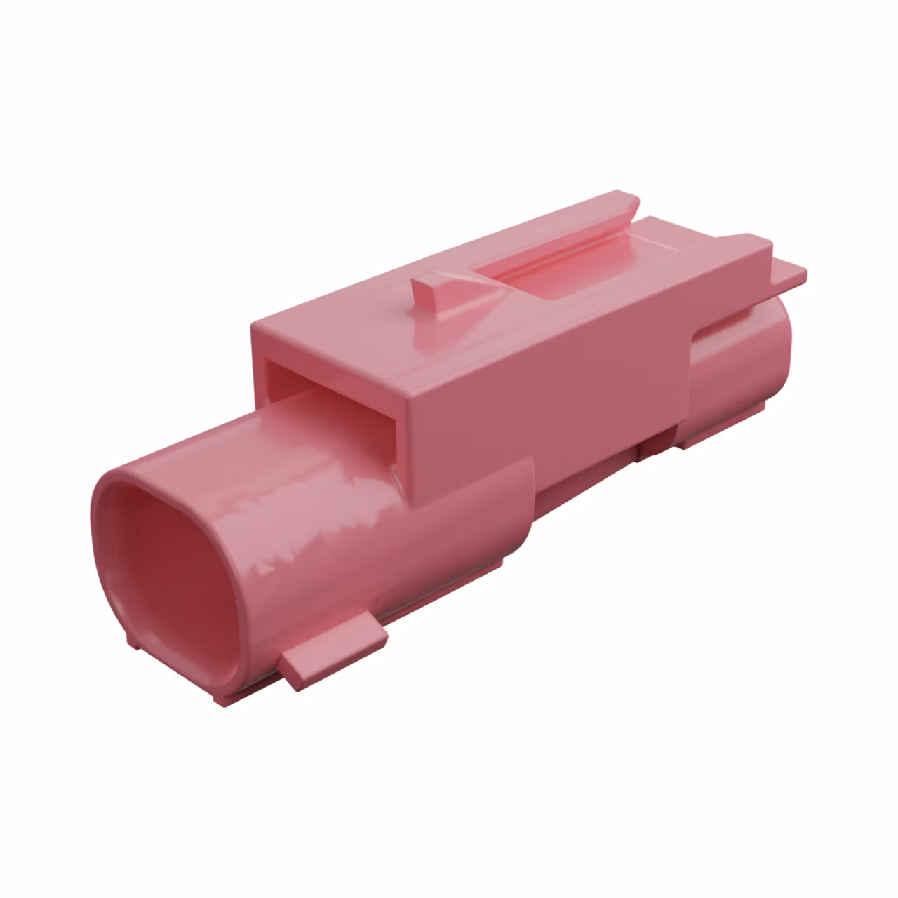 Squba Sealed Plug Assembly with Clipslot, 1.80mm Pitch, Single Row, 2 Circuits, Pink for sale