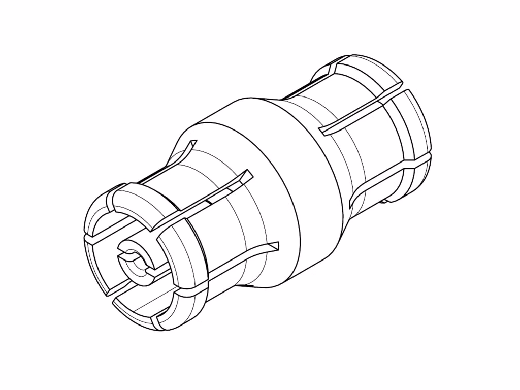 SMPM Jack-to-SMPM Jack Adapter, Straight, 23.00mm Length, Tray, 50 Ohms
