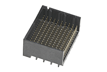 Impact 100 Ohm 5 Pair Vertical Backplane Header, Unguided, Left Endwall,  14 Columns, 210 Circuits, Pin Length 4.50mm, Plated Through Hole Dimension 0.39mm, Lead Free for sale