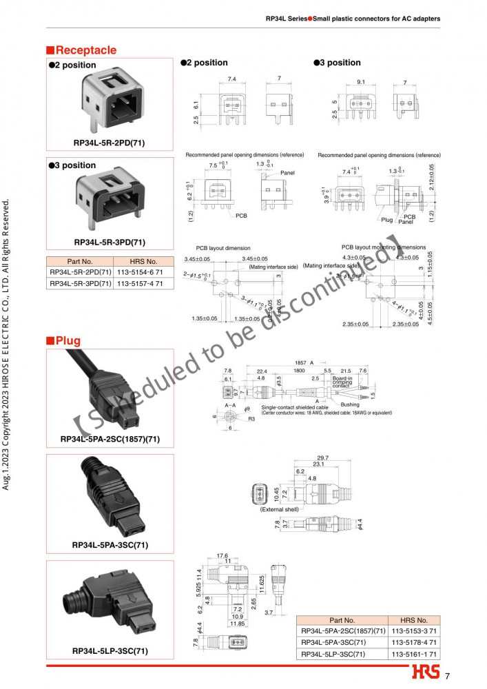 RP34 datasheet page 7