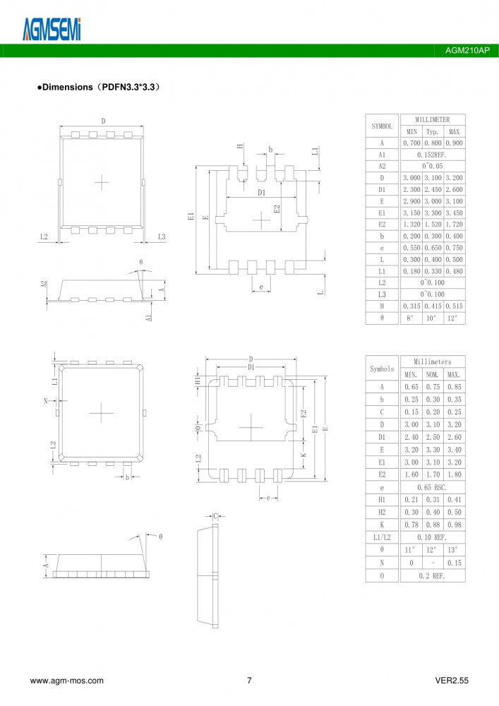 AGM210AP datasheet page 7