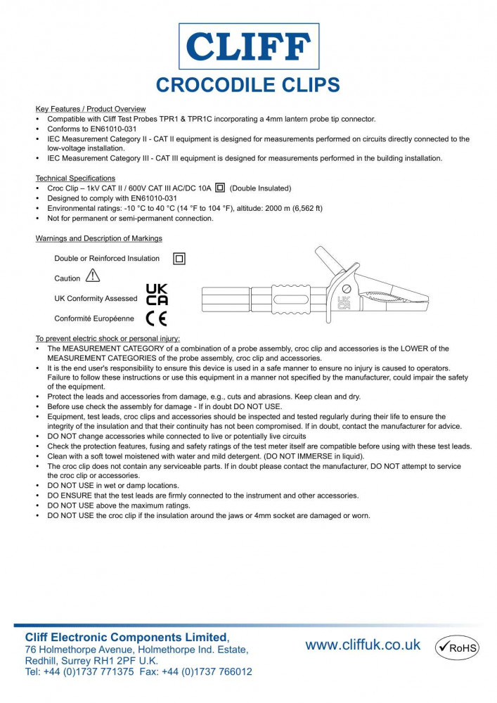 CLIFF FCR7940 technical document, page 3