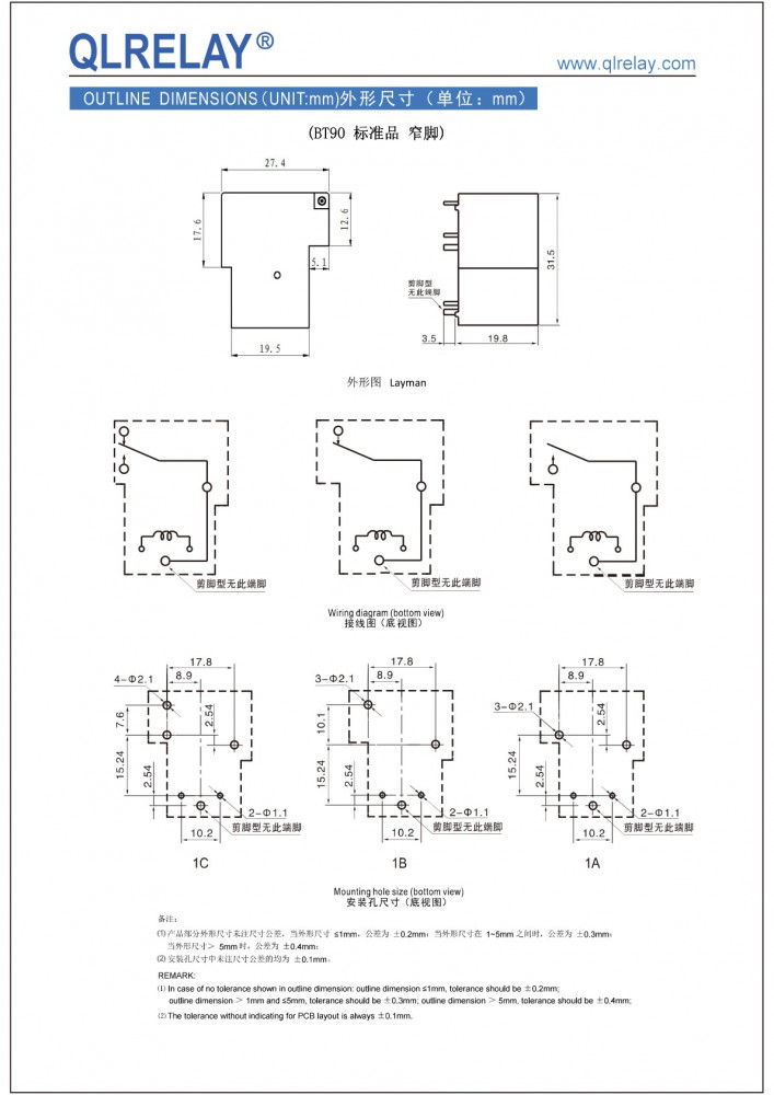 BT90 datasheet page 3