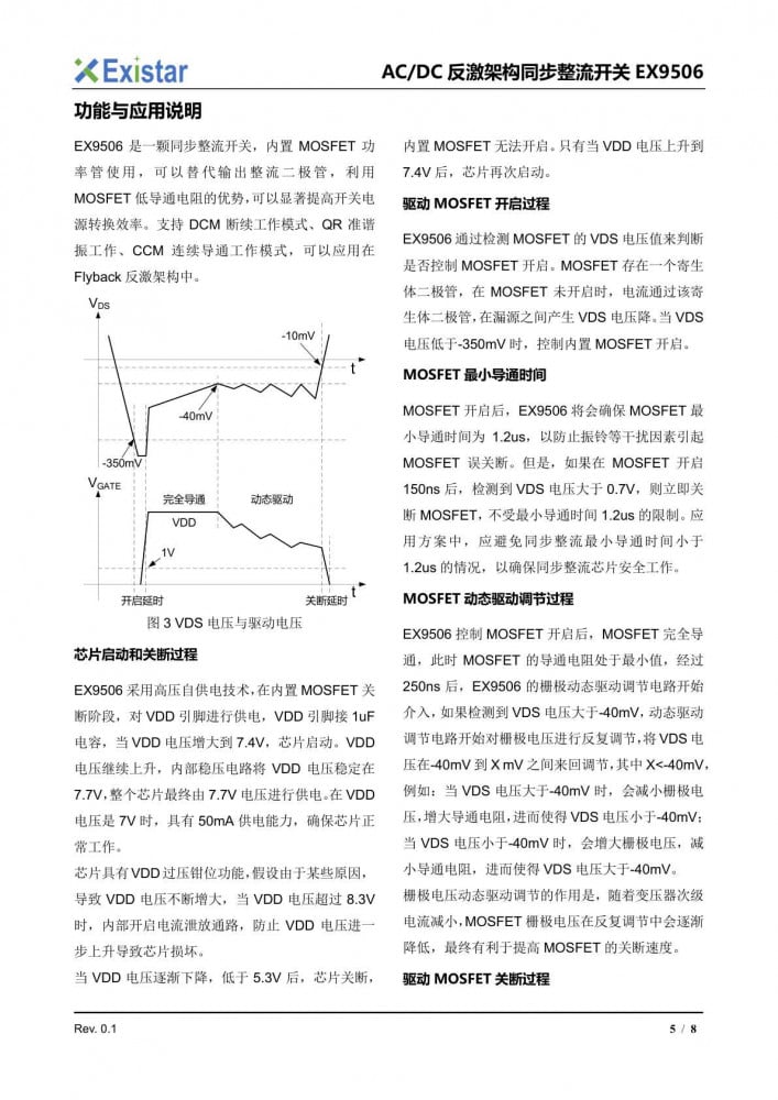 EX9506 datasheet page 5