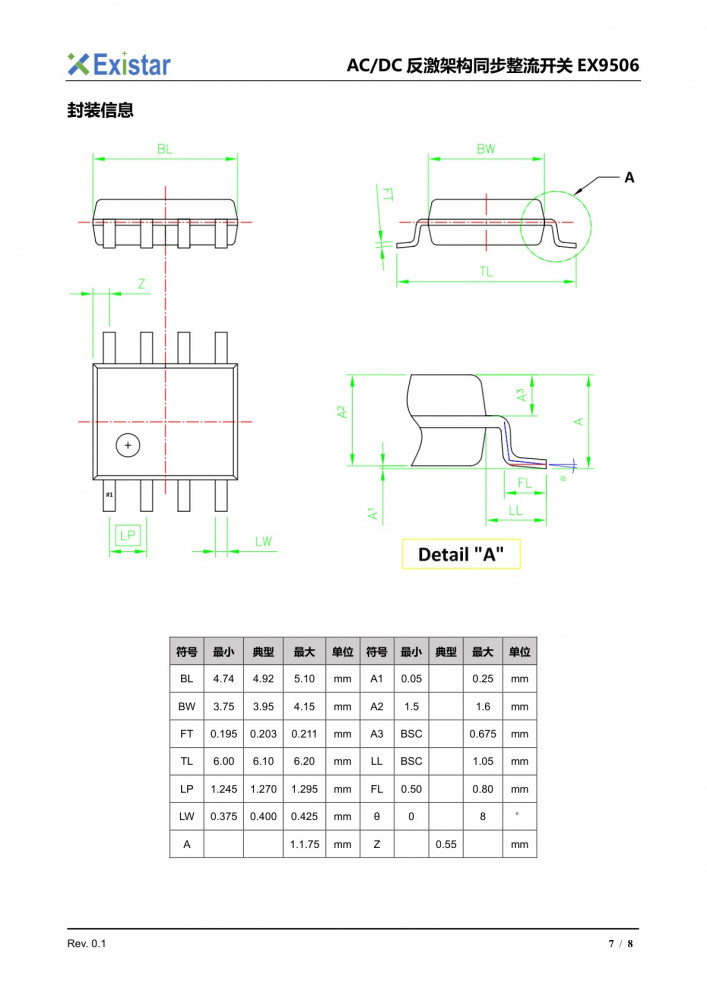 EX9506 datasheet page 7