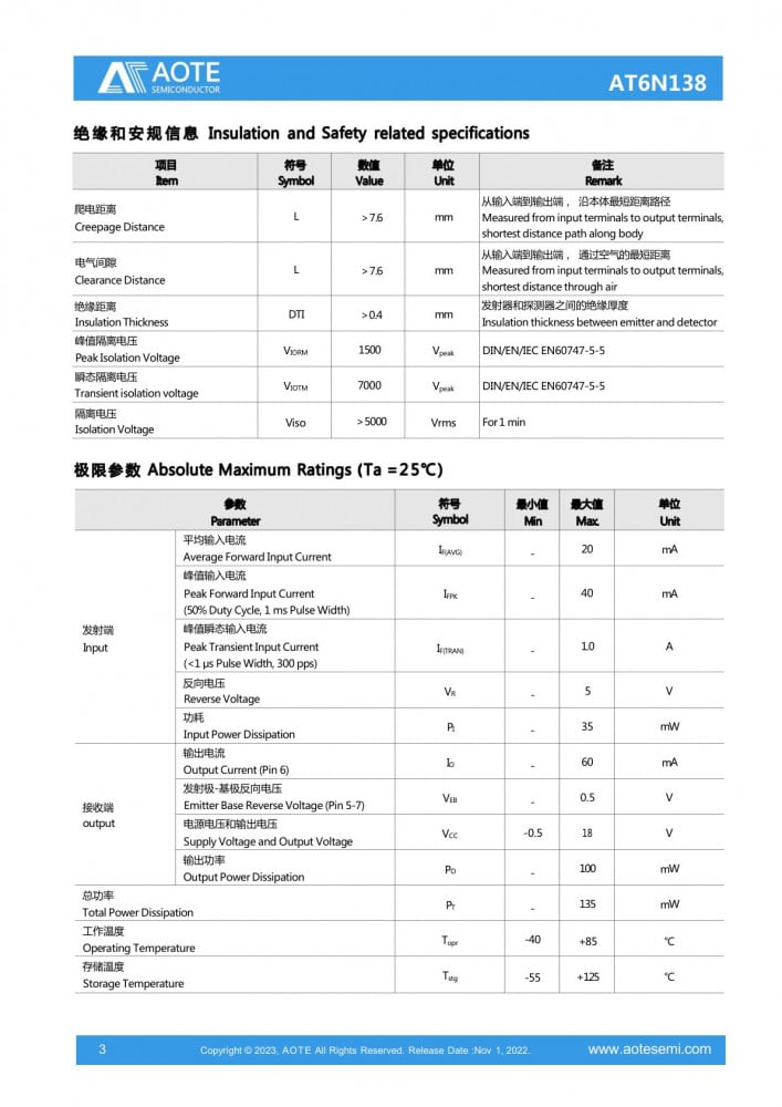 AT6N138 datasheet page 4
